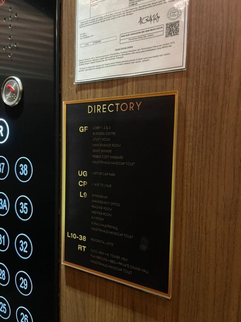 Acrylic Directional Signage