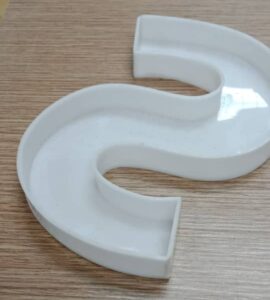 Acrylic 3D Box Up Lettering Signboard