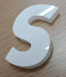 Acrylic 3D Box Up Lettering Signboard