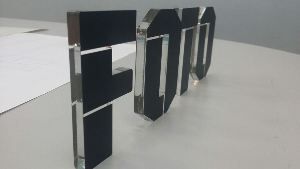 3D Acrylic Lettering