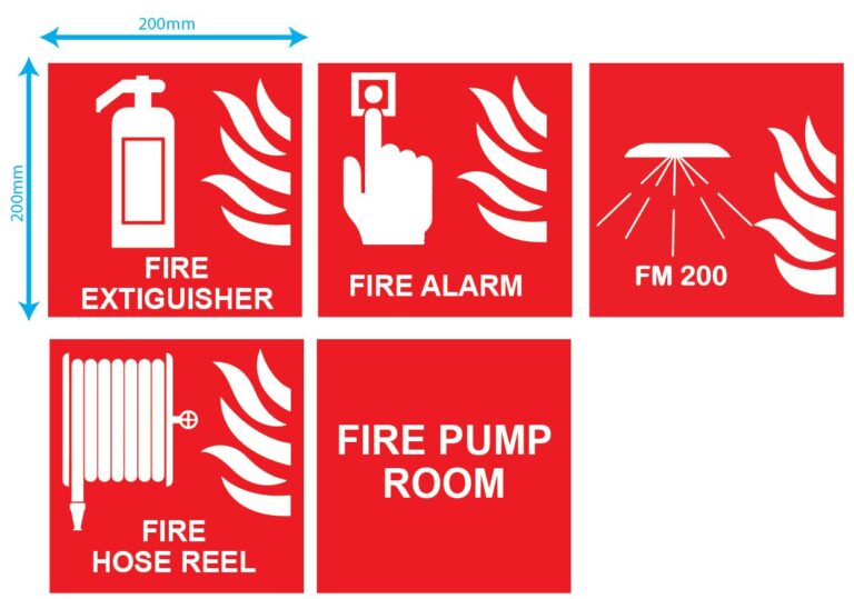 Bomba Fire Safety Signage