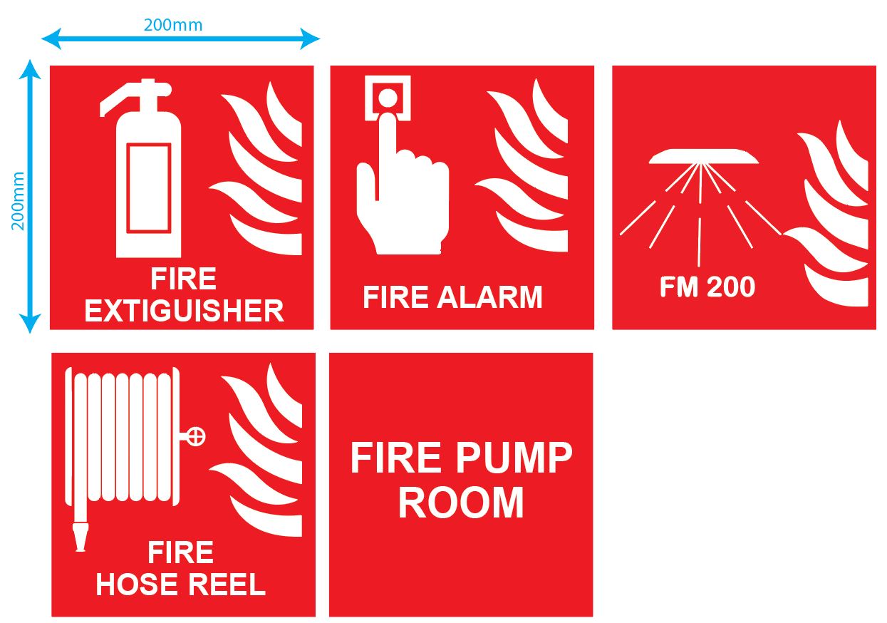 Bomba Fire Safety Signage