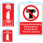Bomba Fire Safety Signage