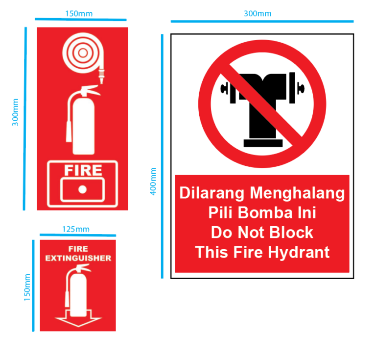 Bomba Safety Signage -02