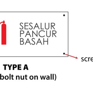 Bomba Fire Safety Signage