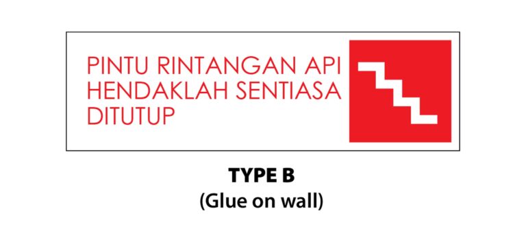 Bomba Fire Safety Signage