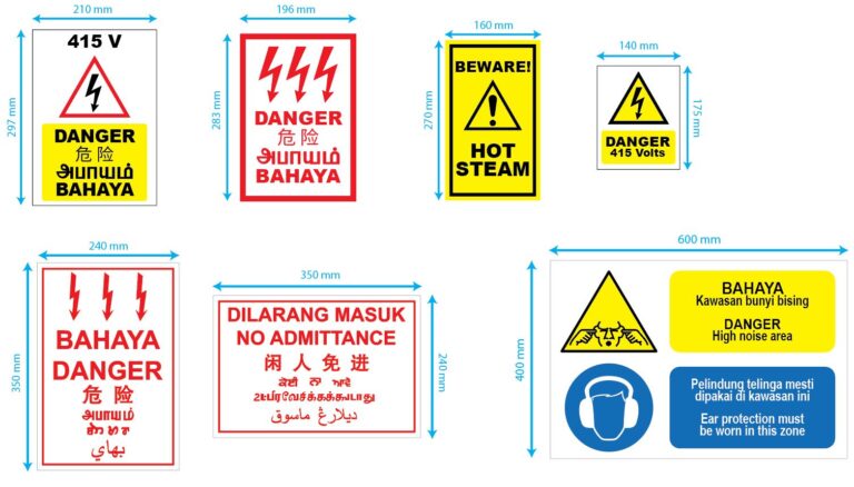 Factory Warning Signage