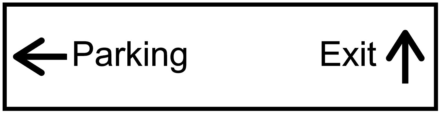 Car Park Directional Signage