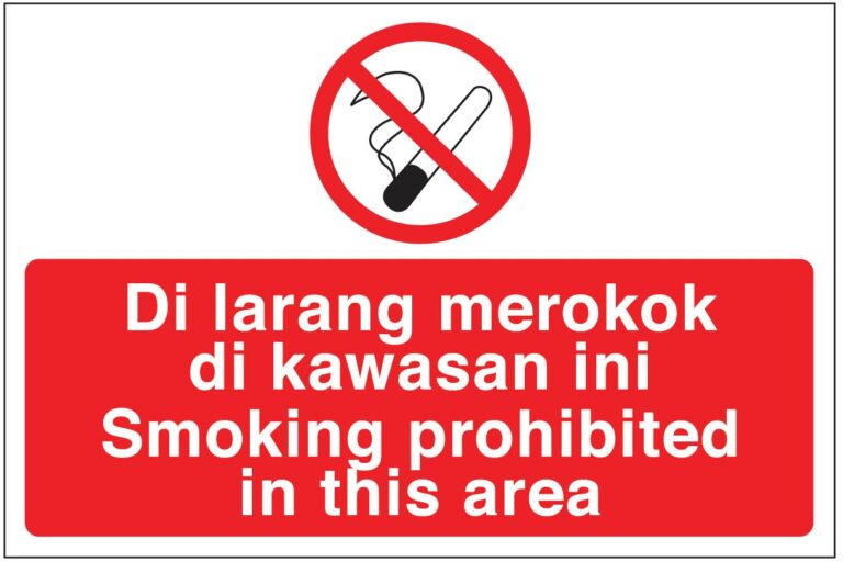 Prohibited Safety Signage