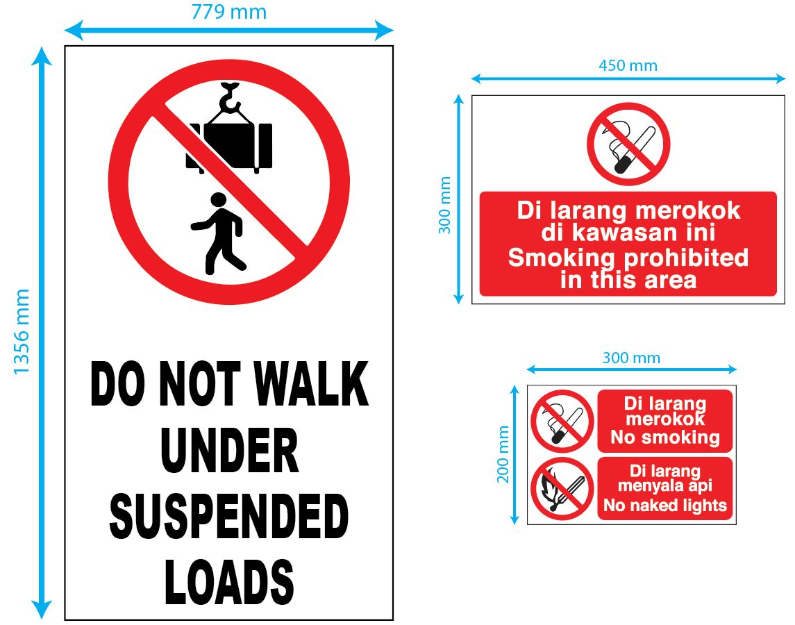 Prohibited Safety Signage