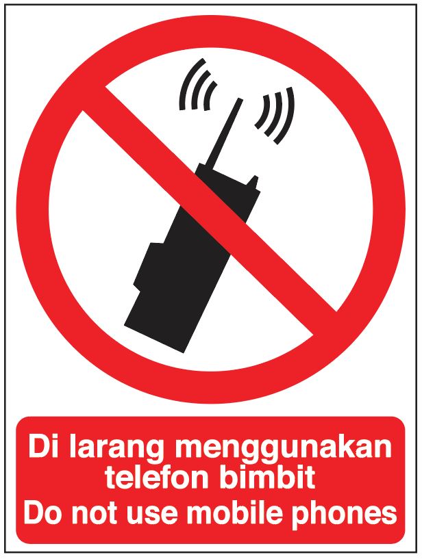 Prohibited Safety Sign