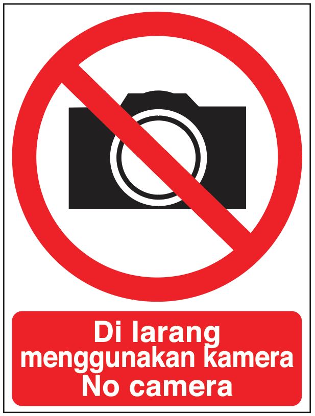 Prohibited Safety Sign