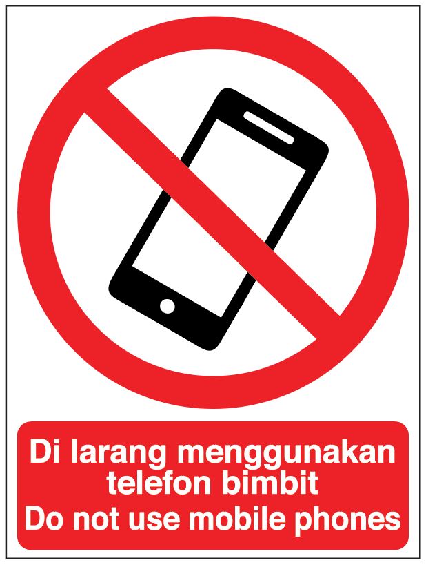 Prohibited Safety Sign