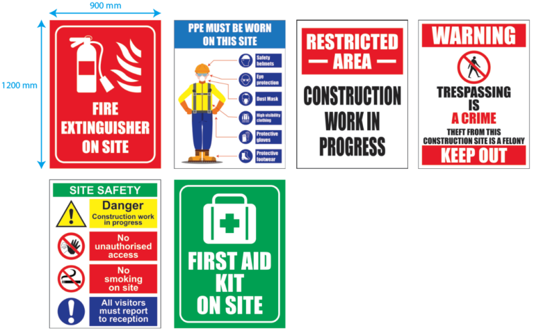Safety Board For Construction Site
