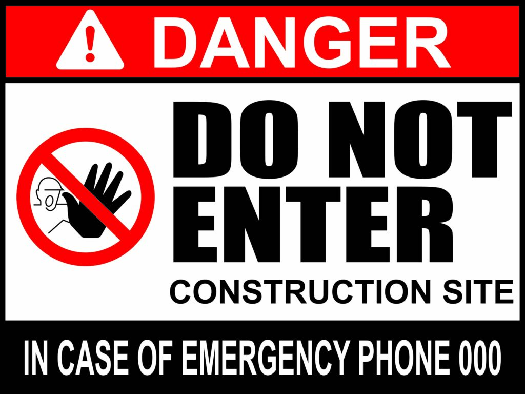 Caution Safety Signage Board Indoor And Outdoor