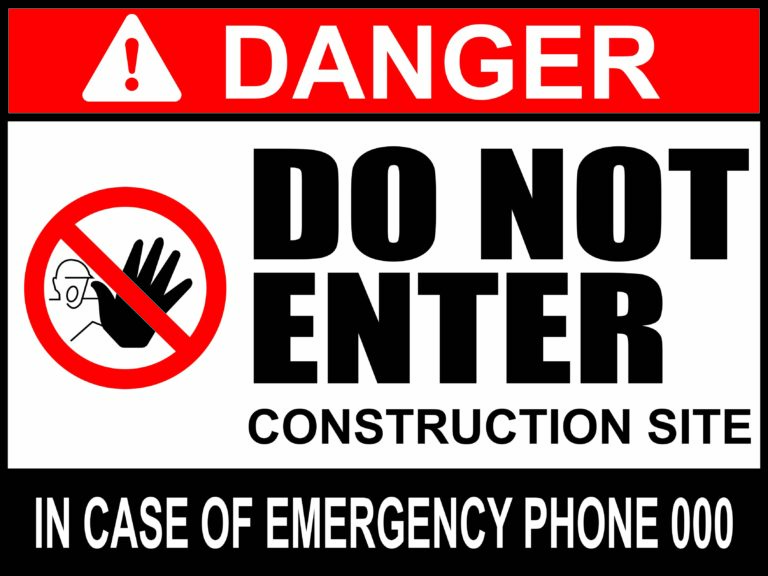 Caution Safety Signage Board Indoor And Outdoor